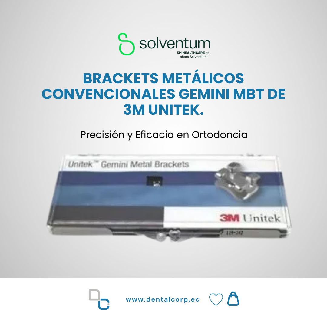 Brackets Metálicos convencionales Gemini MBT de 3M Unitek. - Almacen ...