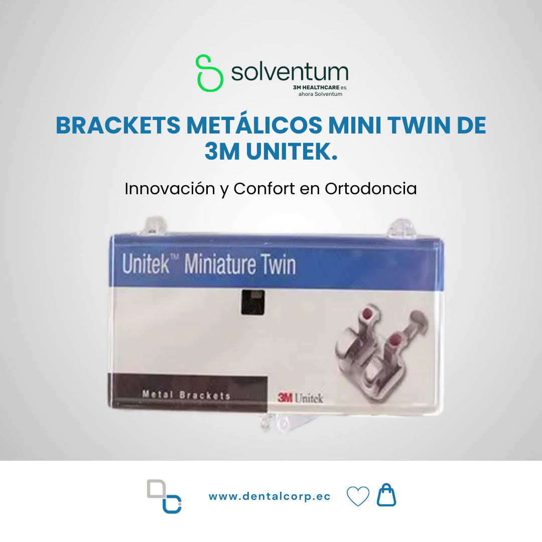 Brackets Metálicos Mini Twin de 3M Unitek. Rot 18 - Almacen Dental Corp