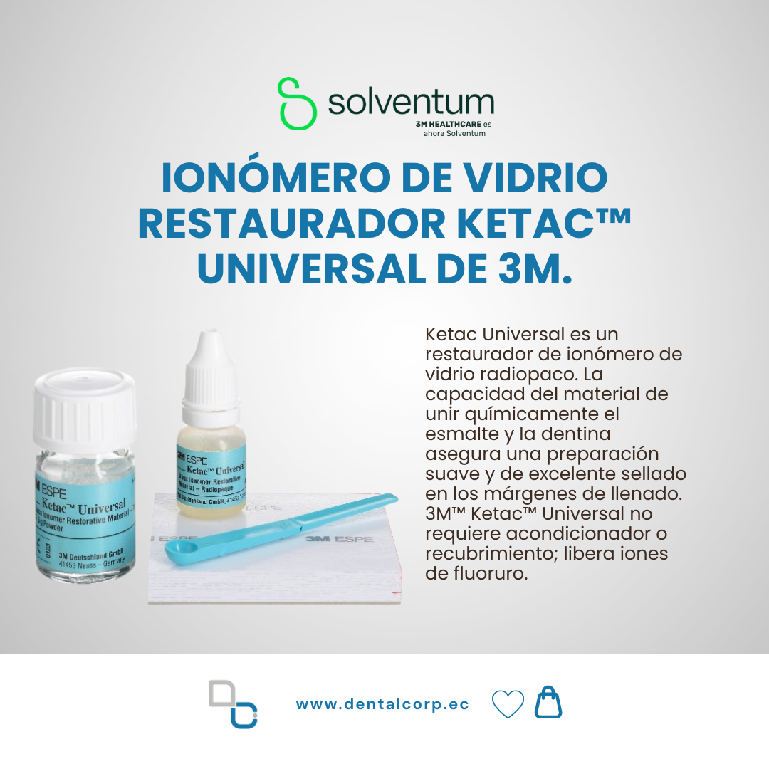 Ionómero de Vidrio Restaurador Ketac™ Universal de 3M. - Almacen Dental ...