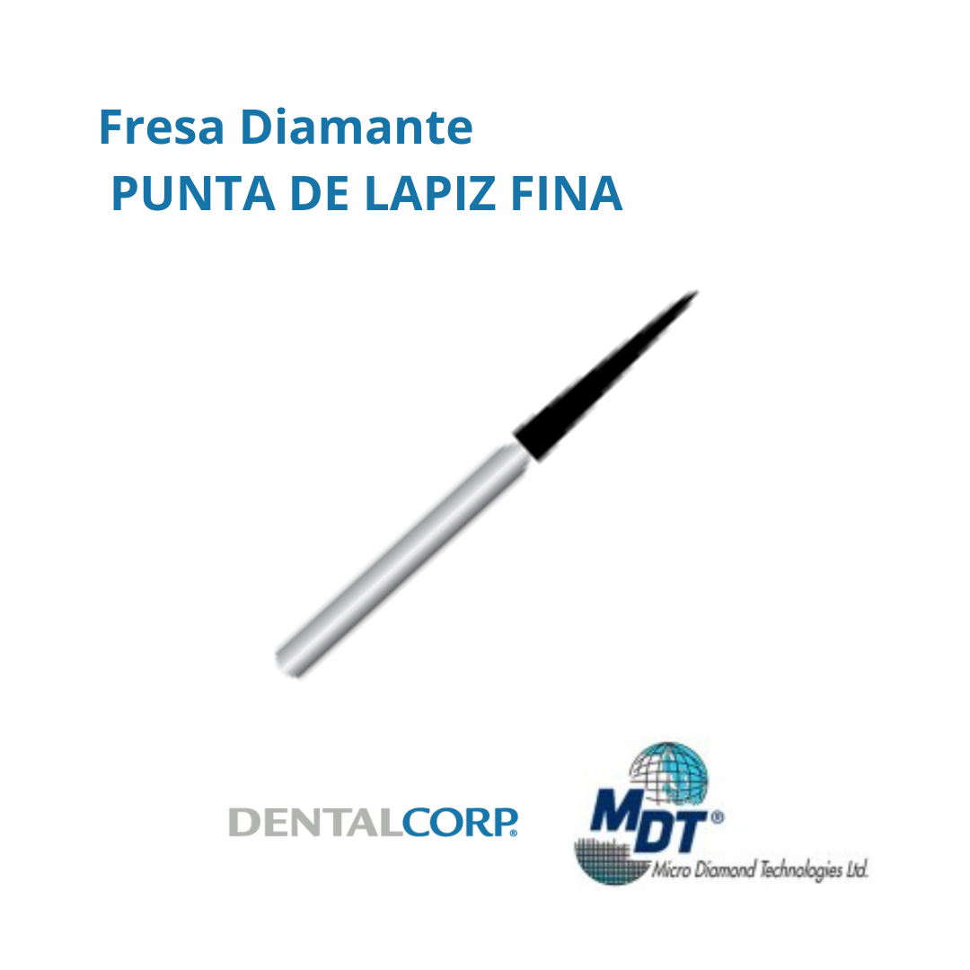 Fresa Diamante Punta de Lápiz - Almacen Dental Corp