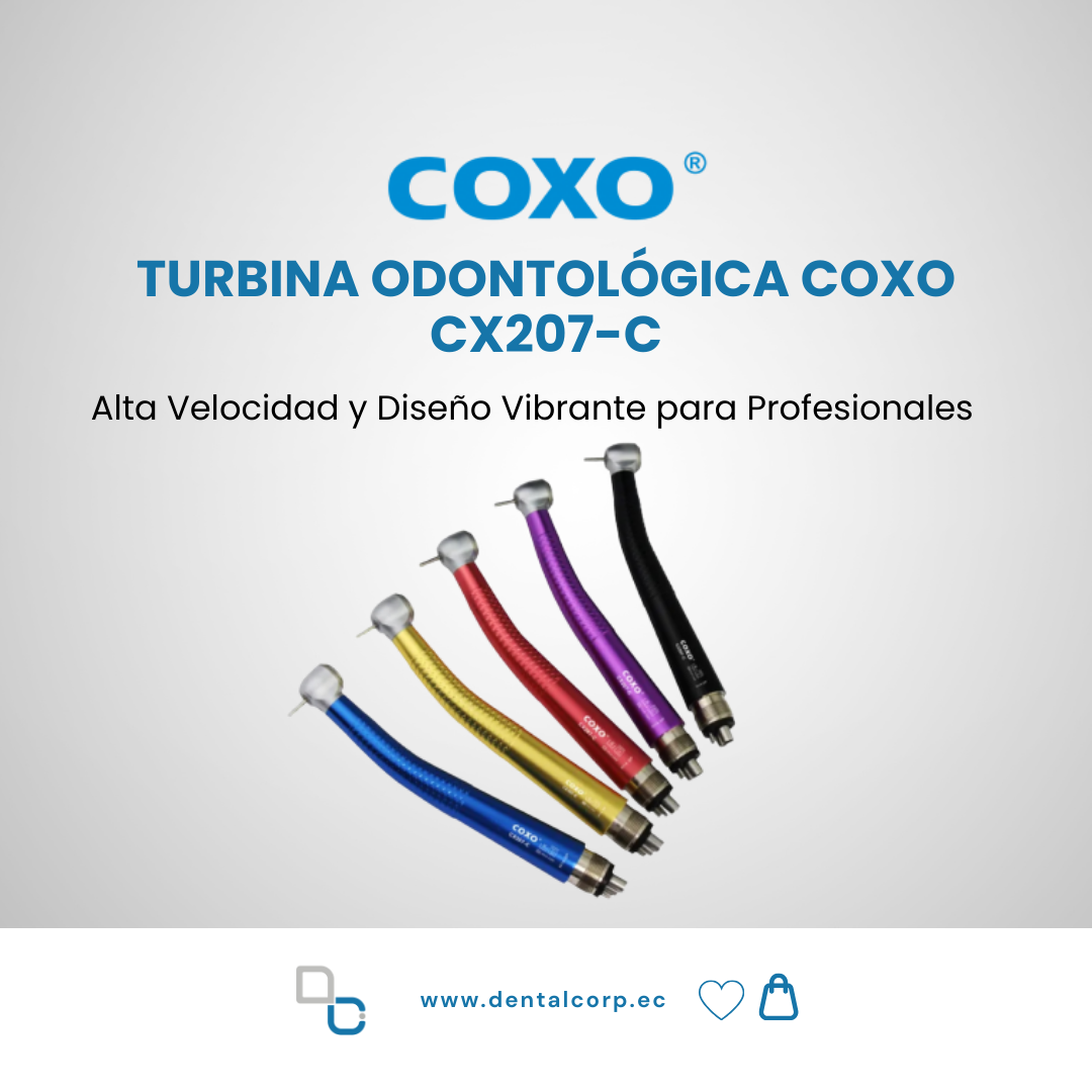 Turbina COXO CX207C: Estilo en tu Práctica Dental - Almacen Dental Corp